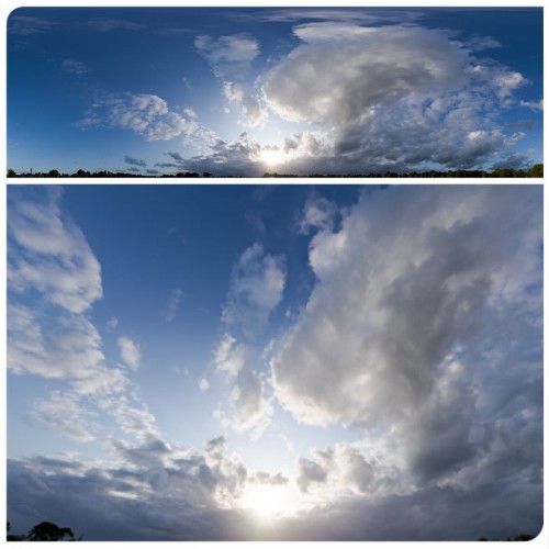360 HDRI panorama of God Rays Sunset in high 30k, 15k or 4k resolution ...