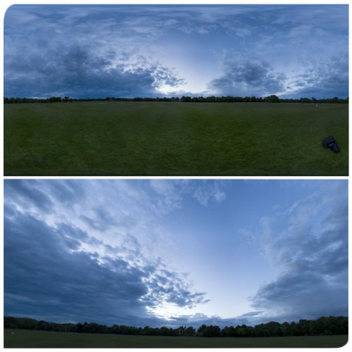 360 HDRI panorama of Blue Hour in Regents Park in high 30k, 15k or 4k ...