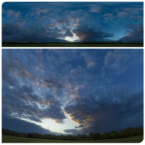 360 panorama of Shark Blue Hour in Regents Park in high 30k or 15k ...
